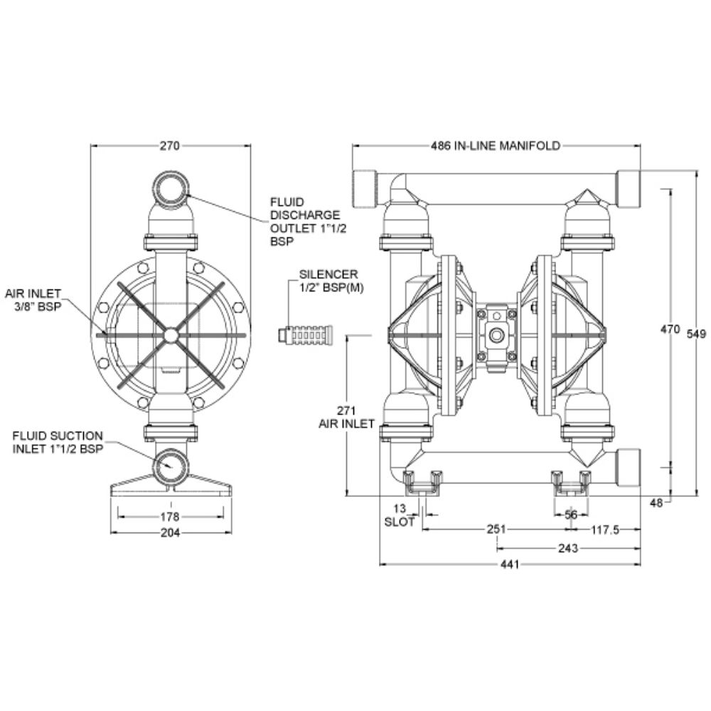 B40 Metallic Pump – Macro Tech
