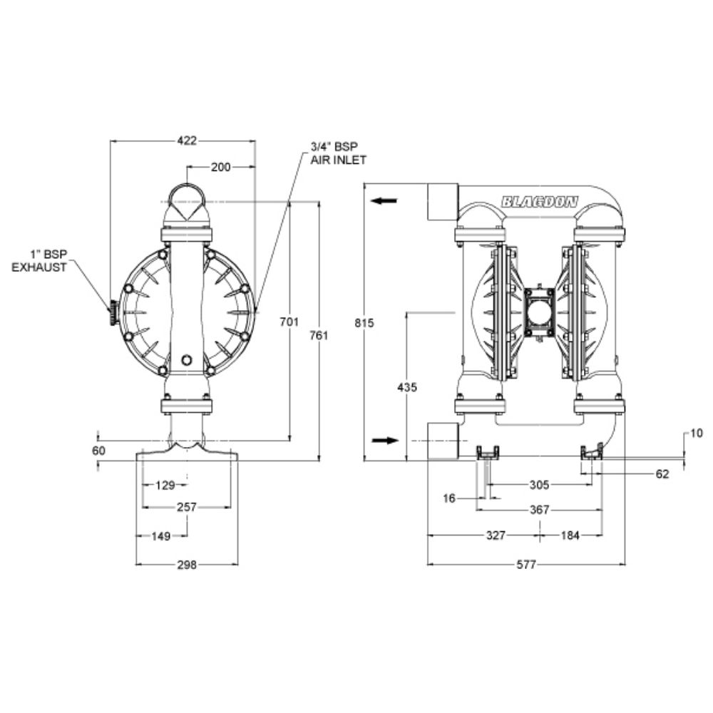 B75 Metallic Pump – Macro Tech